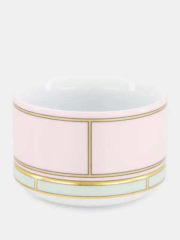 GINORI 1735 Rosa Porcelain Diva Sugar Bowl - Pink