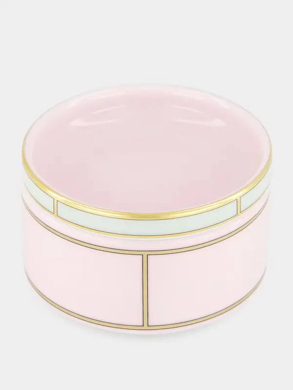 GINORI 1735 Rosa Porcelain Diva Sugar Bowl - Pink