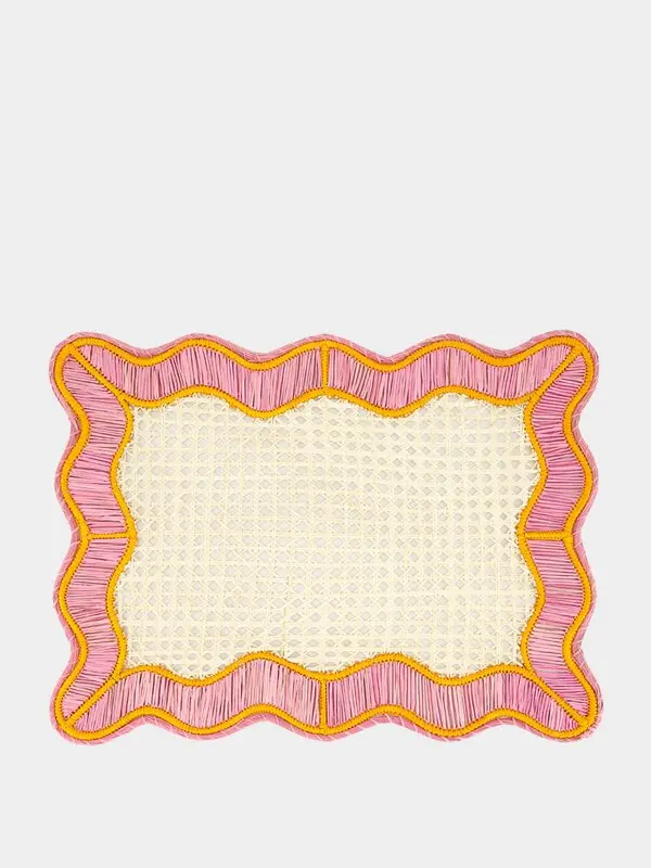 Coro Cora Rectangular Placemat - Pink