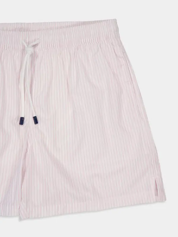 Fedeli Striped Madeira Swim Shorts