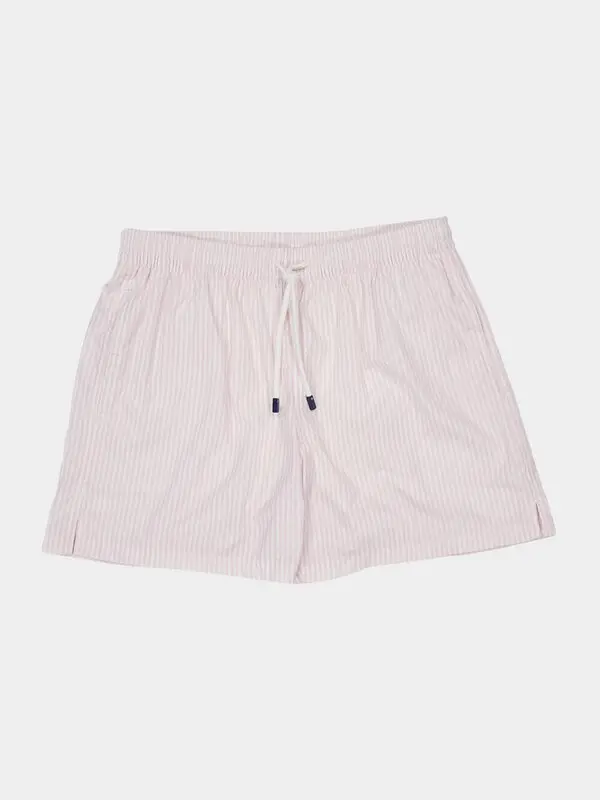 Fedeli Striped Madeira Swim Shorts