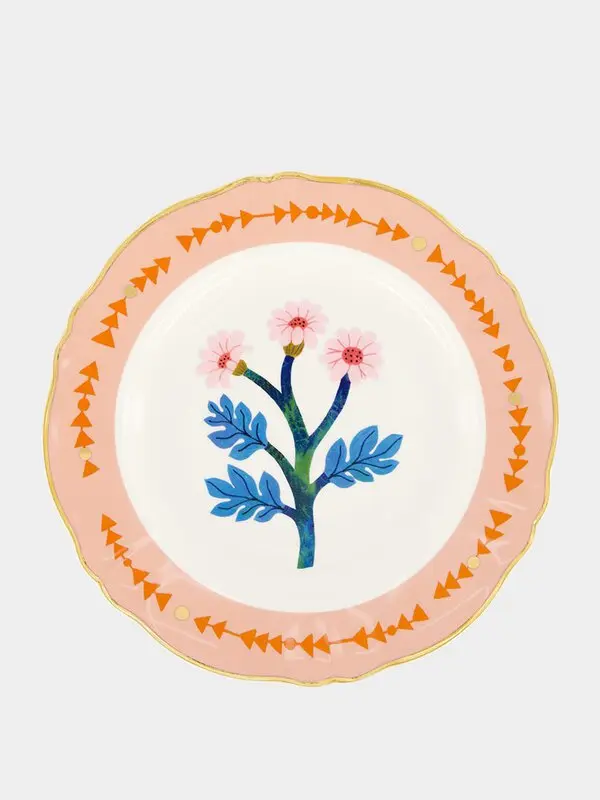 BITOSSI Botanica Porcelain Dinner Plate - Multicolour