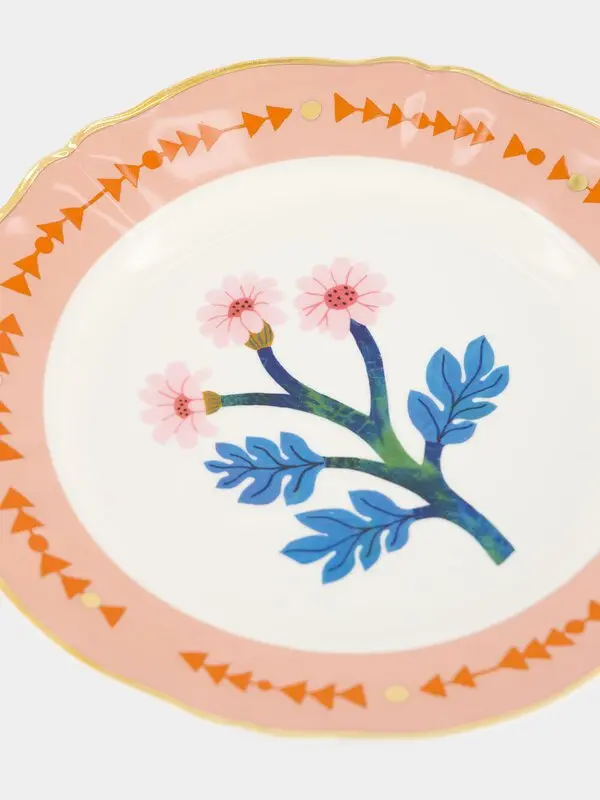 BITOSSI Botanica Porcelain Dinner Plate - Multicolour