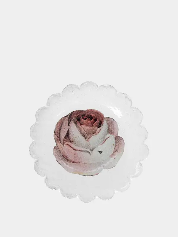 ASTIER DE VILLATTE Small Rose And Insect Dish - Pink