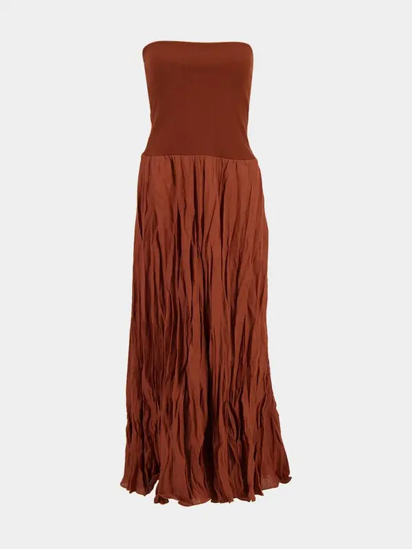 Johanna Ortiz Skirt-dress - Orange