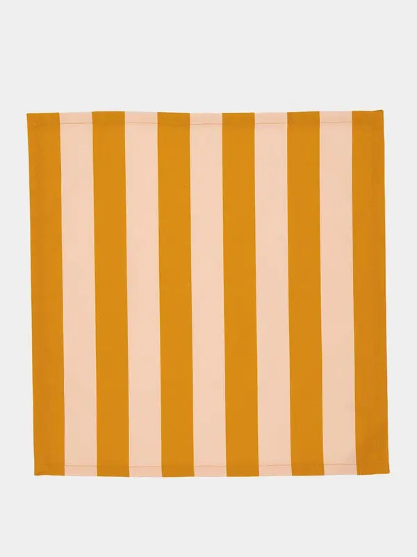 La DoubleJ Contrada Panama Large Napkins Set Of 2 - Orange