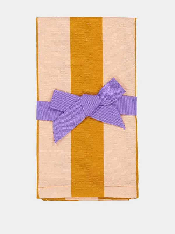 La DoubleJ Contrada Panama Large Napkins Set Of 2 - Orange