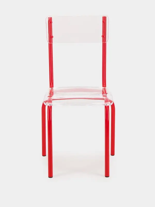 LAURENT BADIER Acrylic Glass Chair - Orange