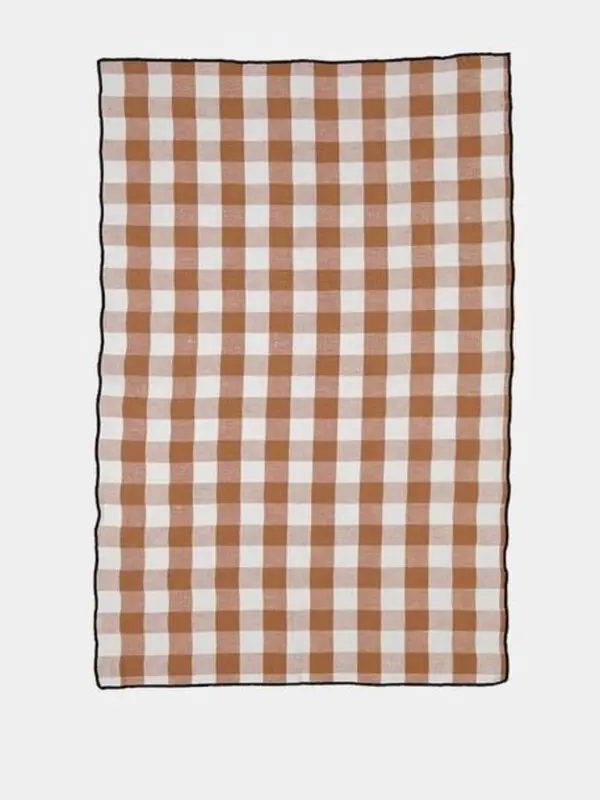 Maison De Vacances Mimi Vichy Kitchen Towel - Orange