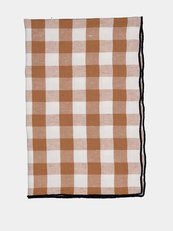 Maison De Vacances Mimi Vichy Kitchen Towel - Orange