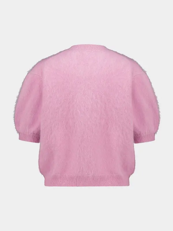 LISA YANG Juniper Brushed Cashmere Sweater - Pink