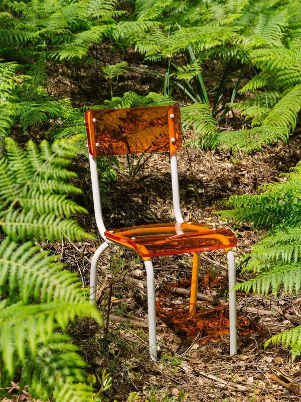 LAURENT BADIER Pop Acrylic Glass Chair - Orange