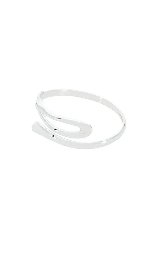 Jenny Bird Egret Upper Arm Cuff - Silver