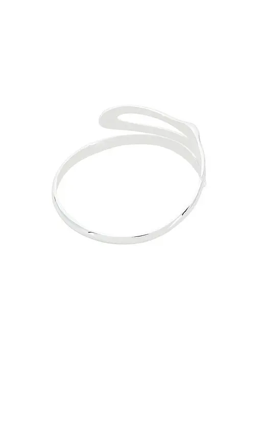 Jenny Bird Egret Upper Arm Cuff - Silver