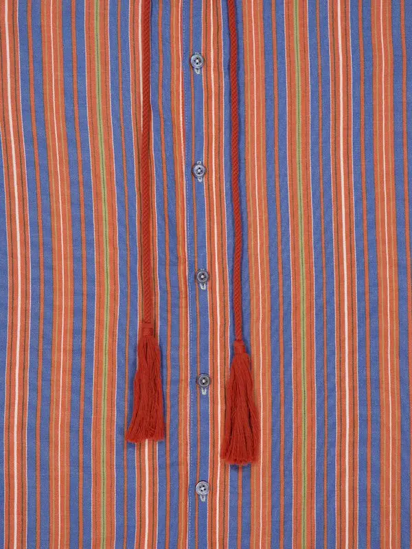 PAULA Name': X Marrakshi Life Striped Oversized Blouse