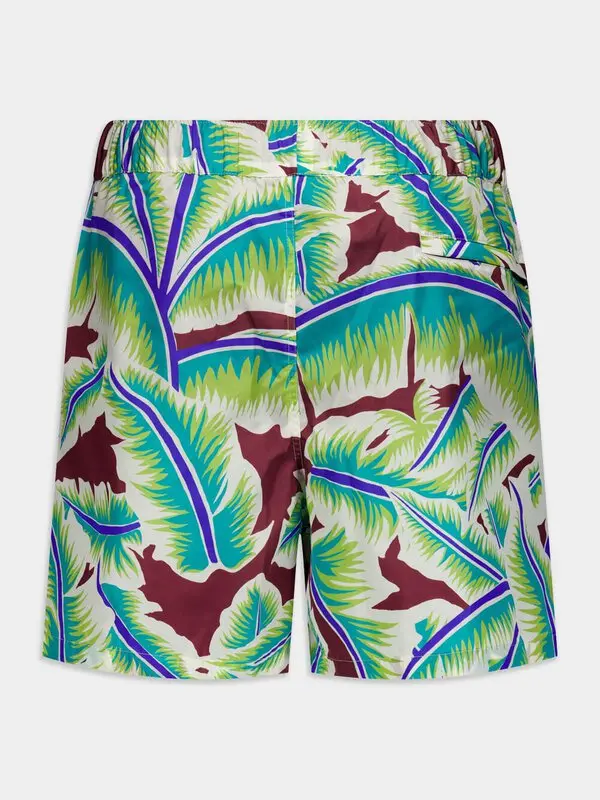Valentino Garavani Surf Rider Print Swim Shorts - Multicolour