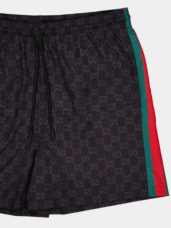 Gucci Gg Jacquard Swim Shorts
