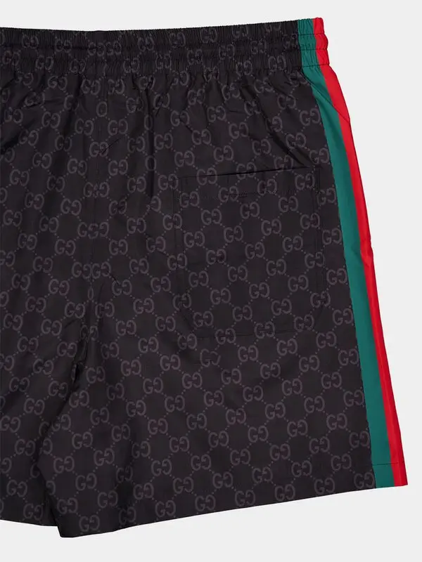 Gucci Gg Jacquard Swim Shorts