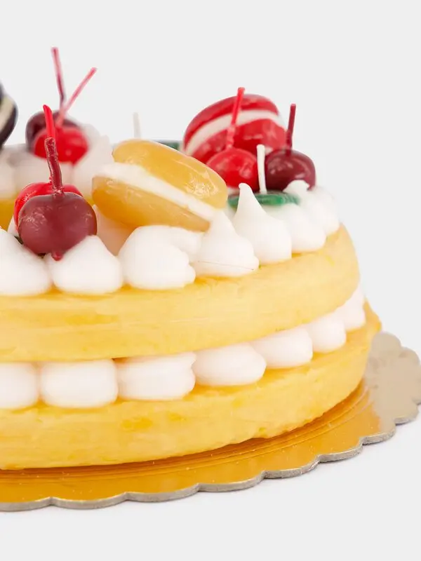 CERERIA INTRONA Large Tart Cake Wax Candle