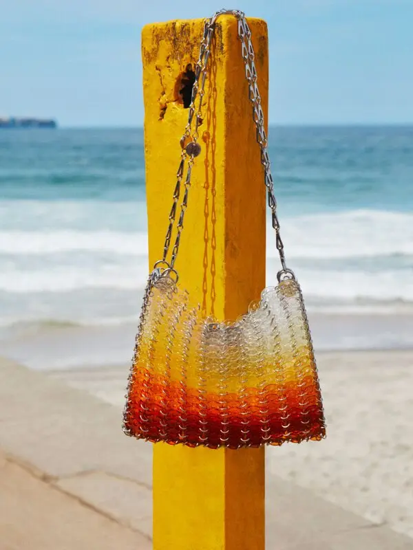 Rabanne 1969 Resin Disc Shoulder Bag