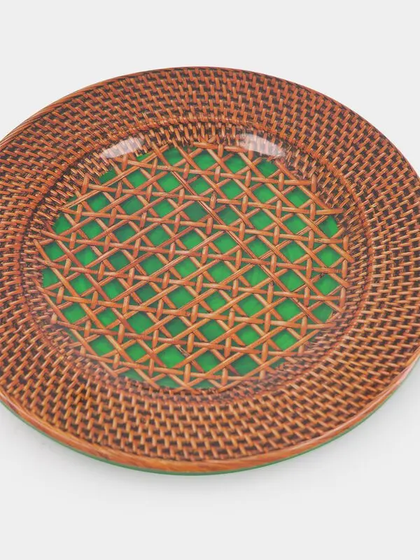 MARIO LUCA GIUSTI Patagonia Dessert Plate - Orange
