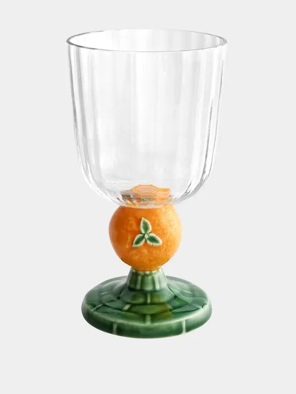 BORDALLO PINHEIRO Glass Goblet