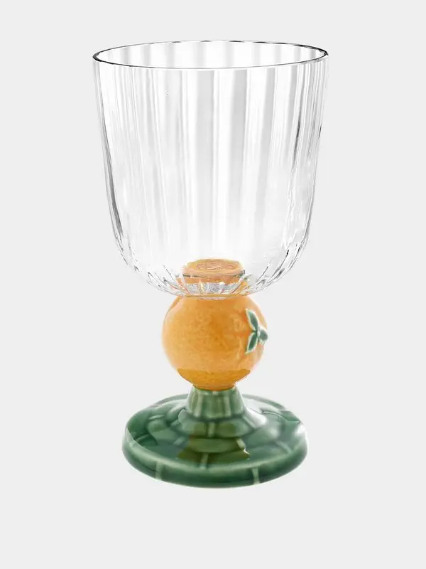 BORDALLO PINHEIRO Glass Goblet