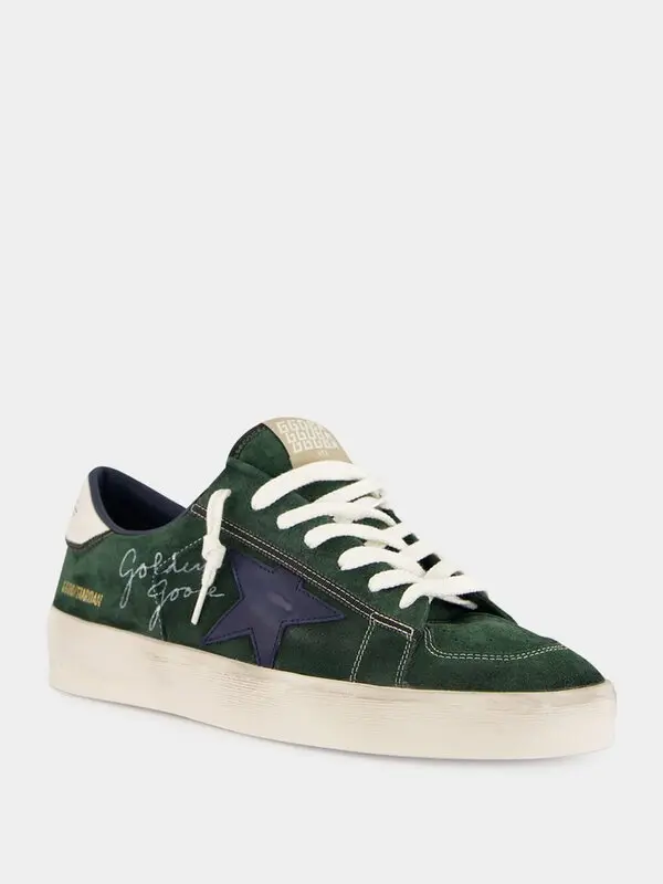 GOLDEN GOOSE Stardan Sneakers With Leather Star - Multicolour
