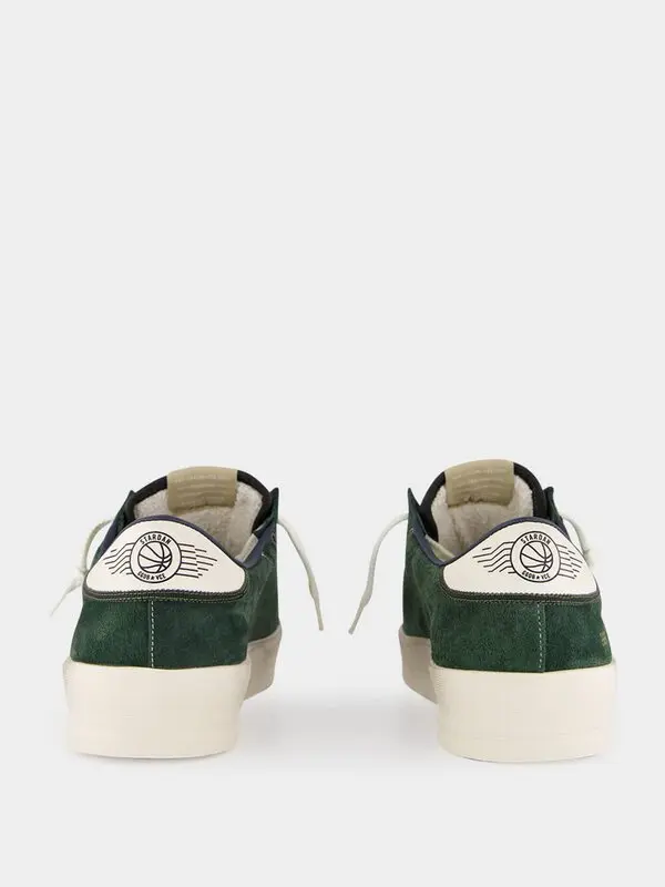 GOLDEN GOOSE Stardan Sneakers With Leather Star - Multicolour