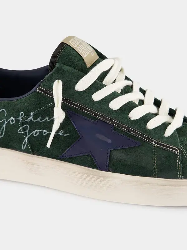 GOLDEN GOOSE Stardan Sneakers With Leather Star - Multicolour