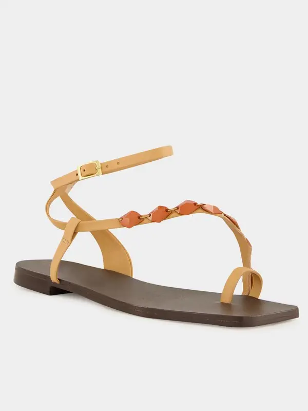 Johanna Ortiz Dazzling Crest Flat Sandals