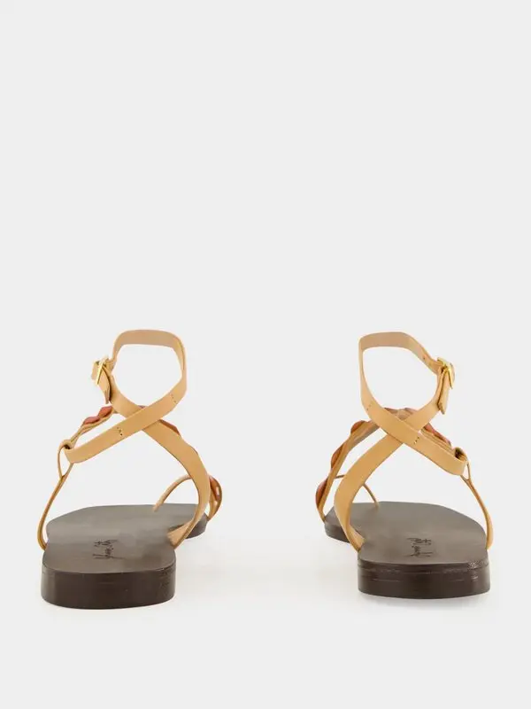 Johanna Ortiz Dazzling Crest Flat Sandals