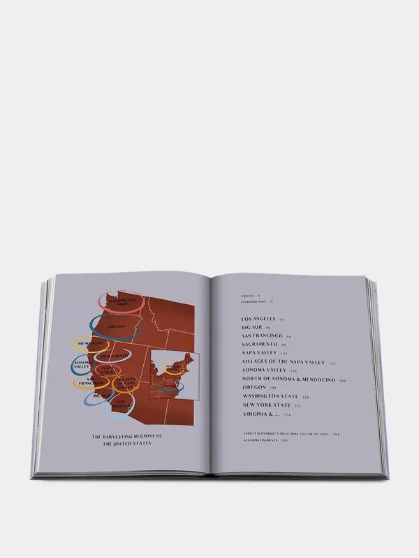 Assouline Wine & Travel: United States Of America - Multicolour