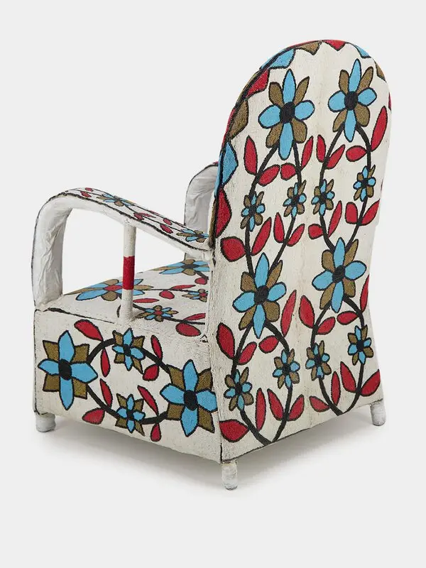 FERNANDO OTERO Recycled Beads Floral Armchair