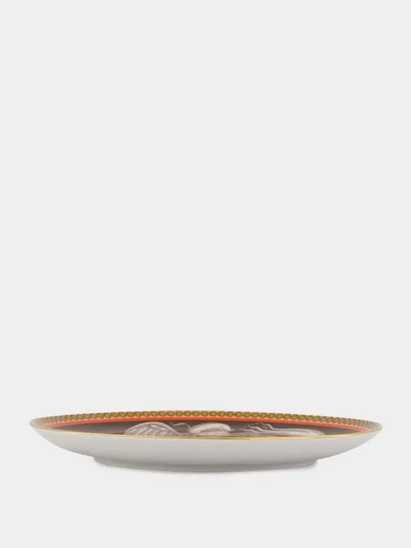 La DoubleJ The Angel Brown Decorative Plate - Multicolour