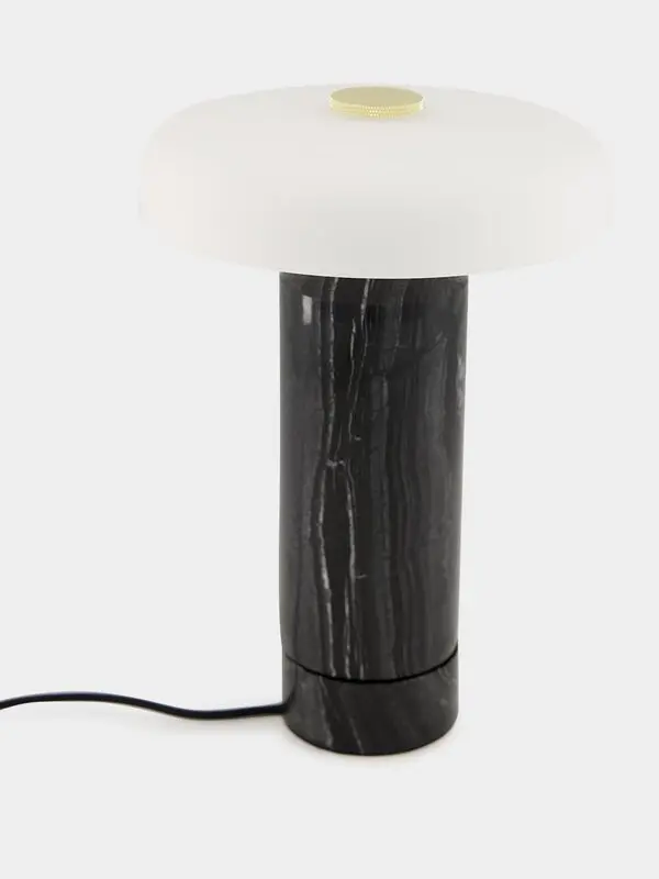 DESIGN BY US Charcoal And Opal Matte Trip Led Lamp