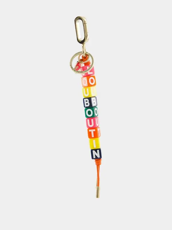 CHRISTIAN LOUBOUTIN Beaded Keyring