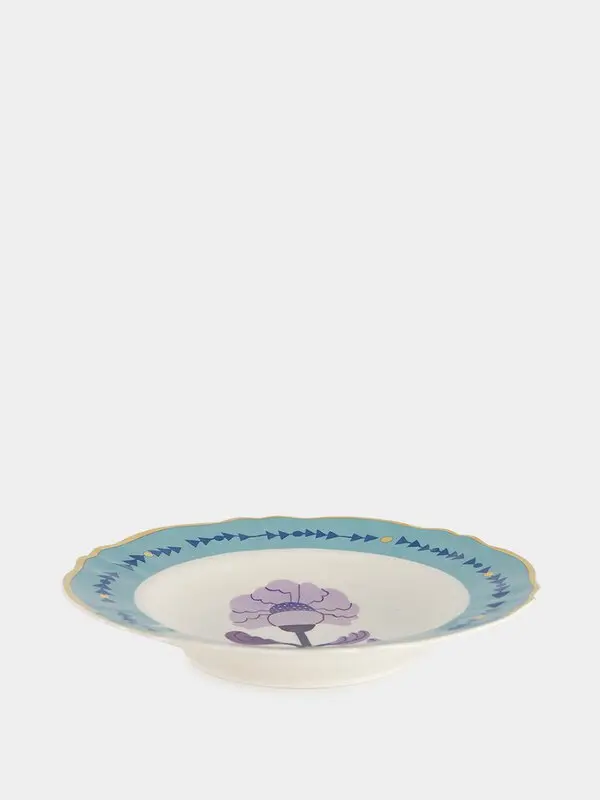 BITOSSI Botanical Art Soup Plate - Purple