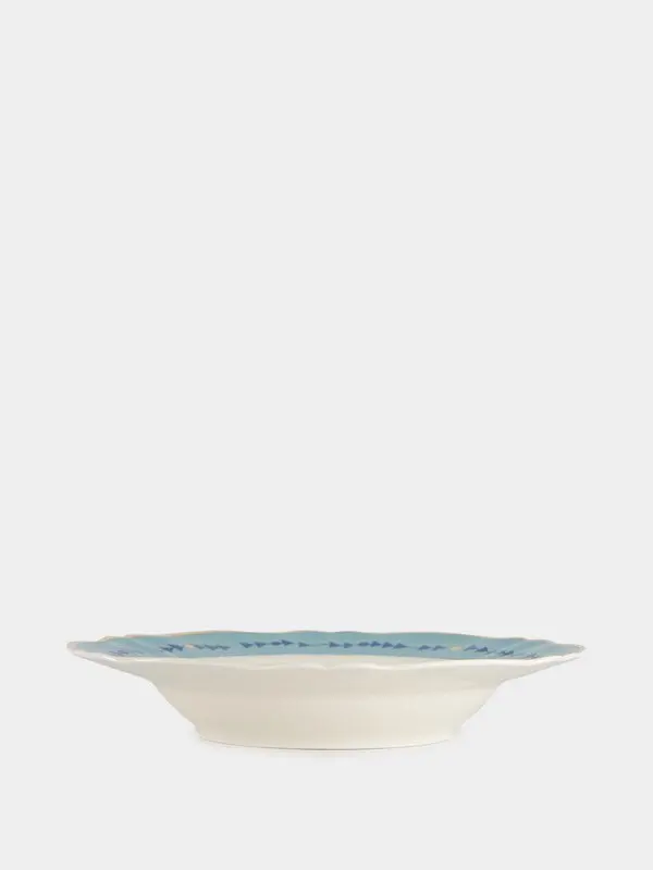 BITOSSI Botanical Art Soup Plate - Purple