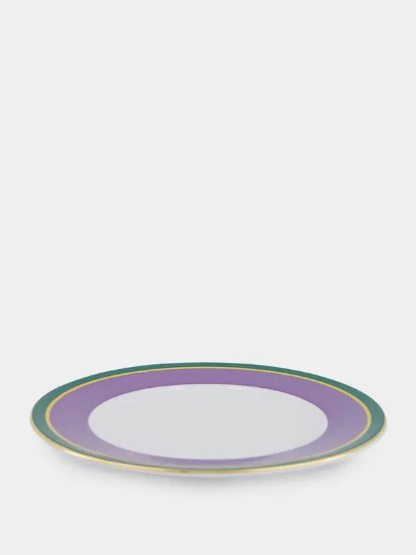 La DoubleJ Rainbow Viola Dinner Plates - Purple
