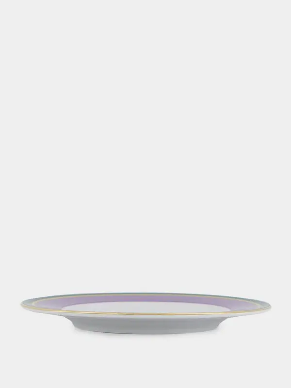 La DoubleJ Rainbow Viola Dinner Plates - Purple