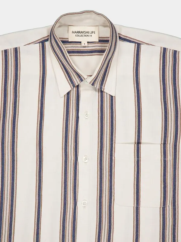 MARRAKSHI LIFE Striped Button-up Blouse