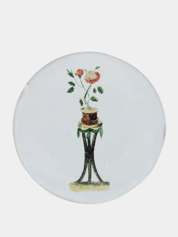 ASTIER DE VILLATTE Small Rosebush Plate - Multicolour