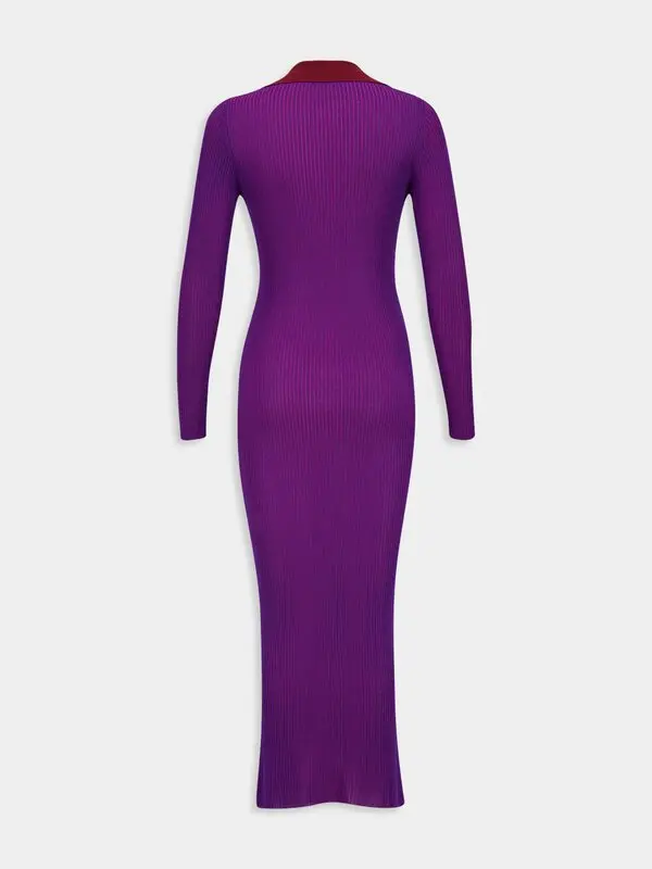 PAULA Denebola Long-sleeve Knitted Dress