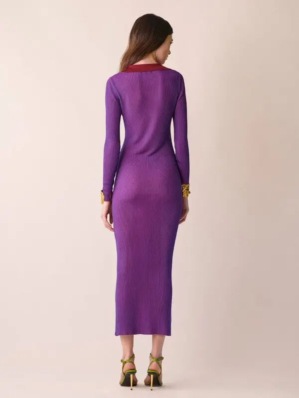 PAULA Denebola Long-sleeve Knitted Dress