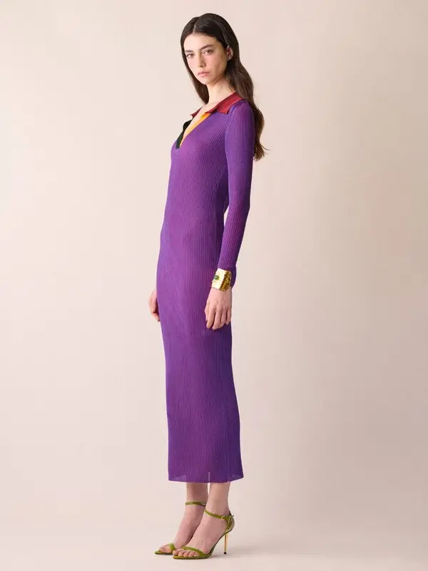 PAULA Denebola Long-sleeve Knitted Dress