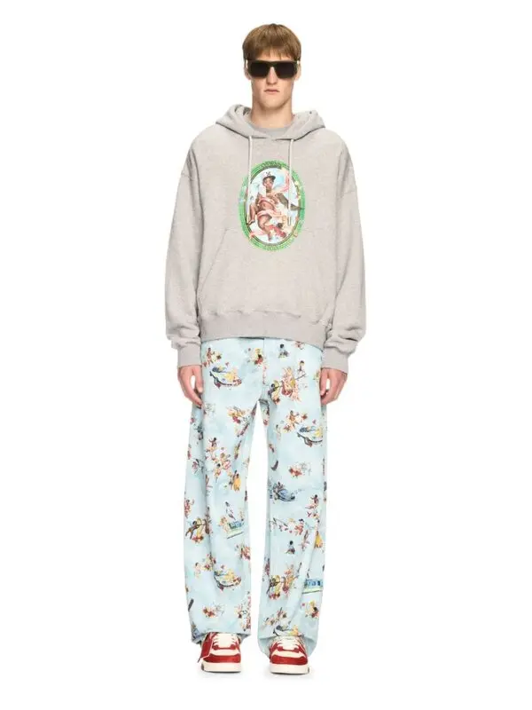 Off-White Fresco Graphic Sweatshirt - Grey