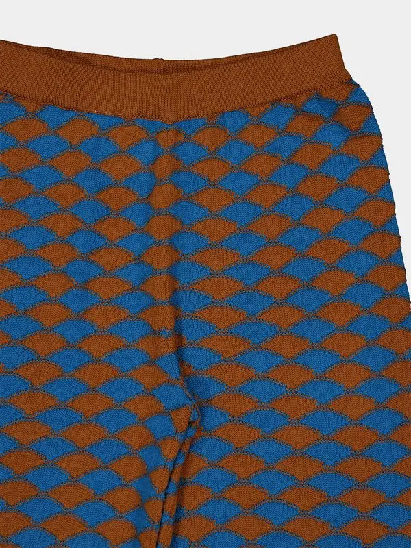 La DoubleJ Lounge Print Wool Trousers - Multicolour