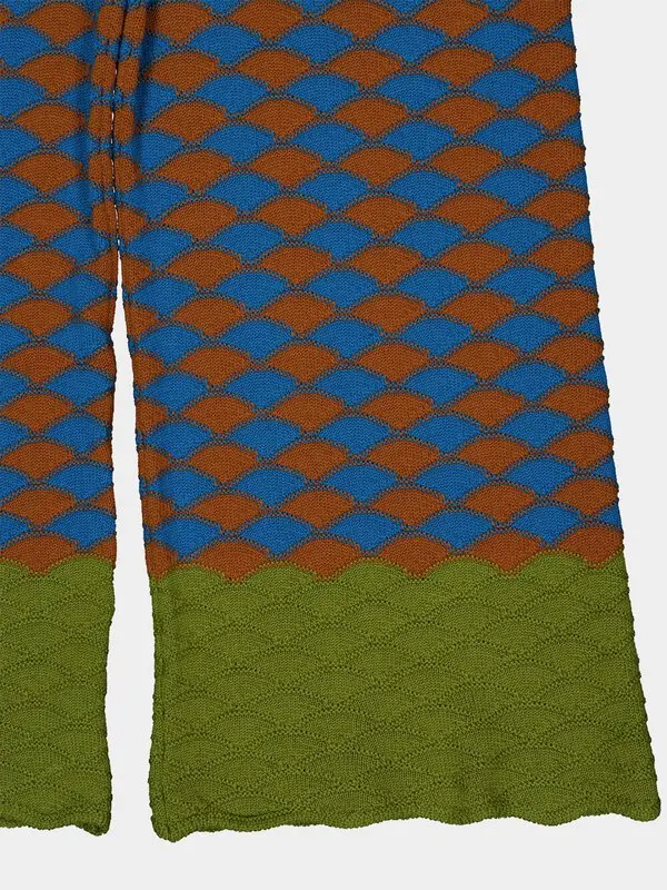 La DoubleJ Lounge Print Wool Trousers - Multicolour