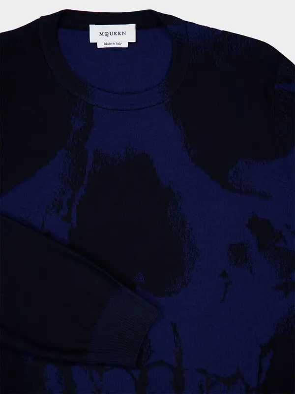 Alexander McQueen Merino Wool Skull Jumper - Multicolour